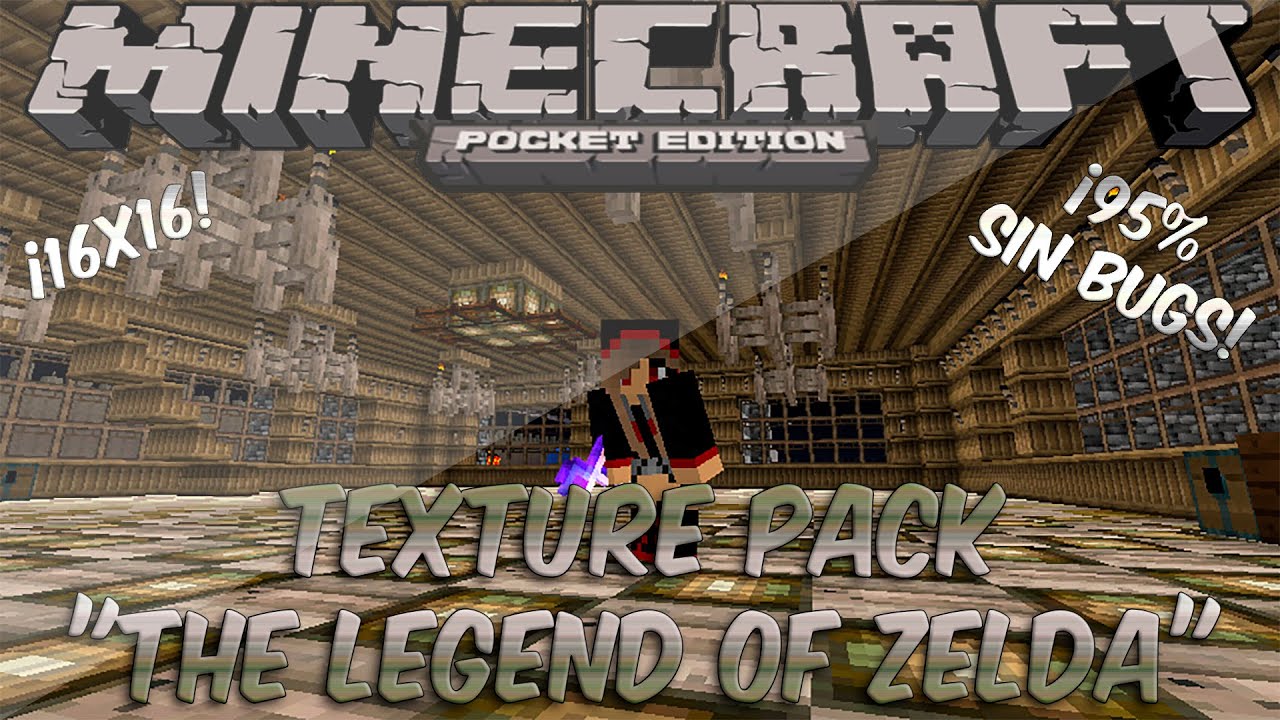 Texture Pack "The Legend Of Zelda" For [ Minecraft PE (Pocket Edition ...