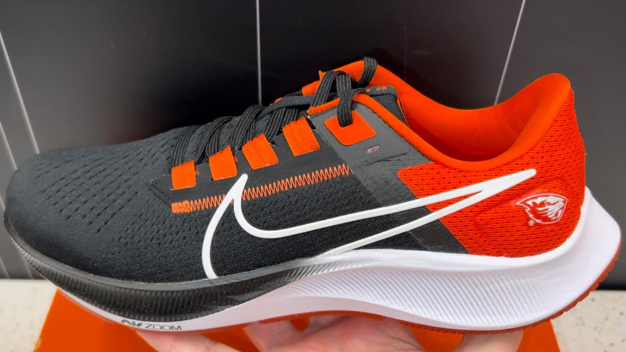 Nike Air Zoom Pegasus 38 Oregon State Shoes - YouTube