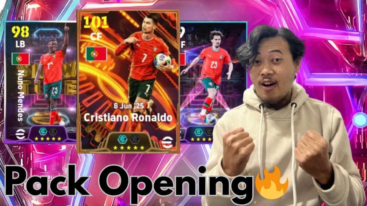eFootball 25 l 107 Ronaldo Pack Opening💥🔴| #efootball #mrvincenzo - YouTube