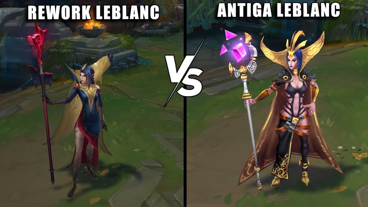 Leblanc Antiga VS Rework - Comparação - YouTube