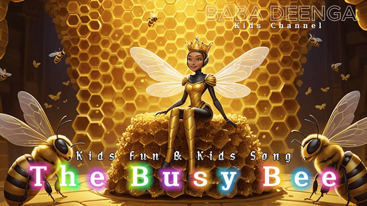 The Busy Bees | Fun Kids Song & Nursery Rhyme | Kids Music in English ...