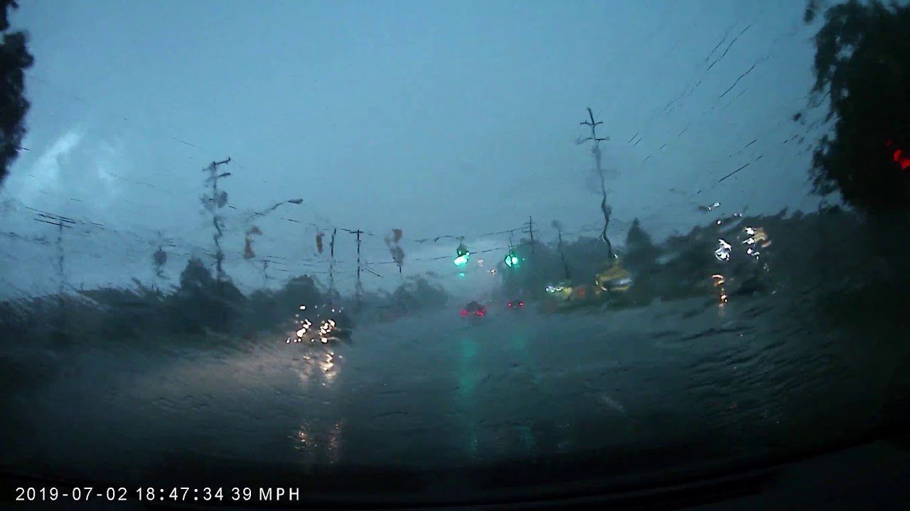 Extreme Rain Zero Visibility (4K) - YouTube