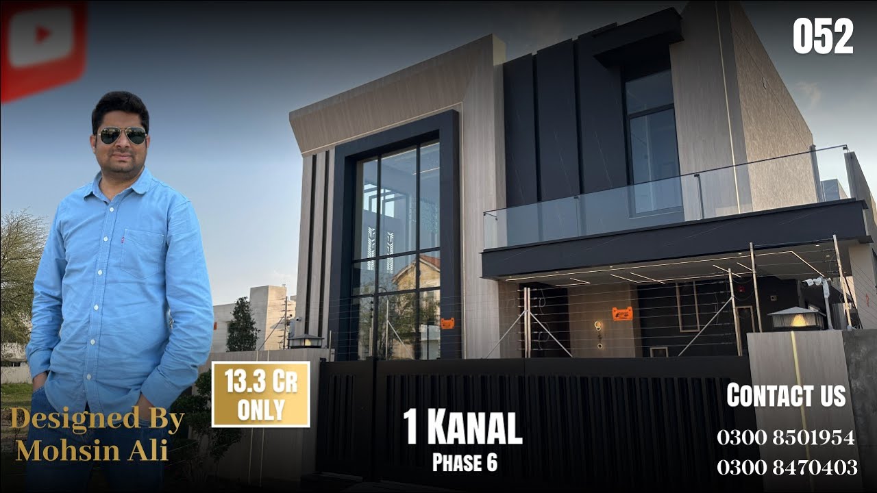 1 Kanal Luxury House for Sale in DHA Phase 6 | 5 Beds | Modern Design ...