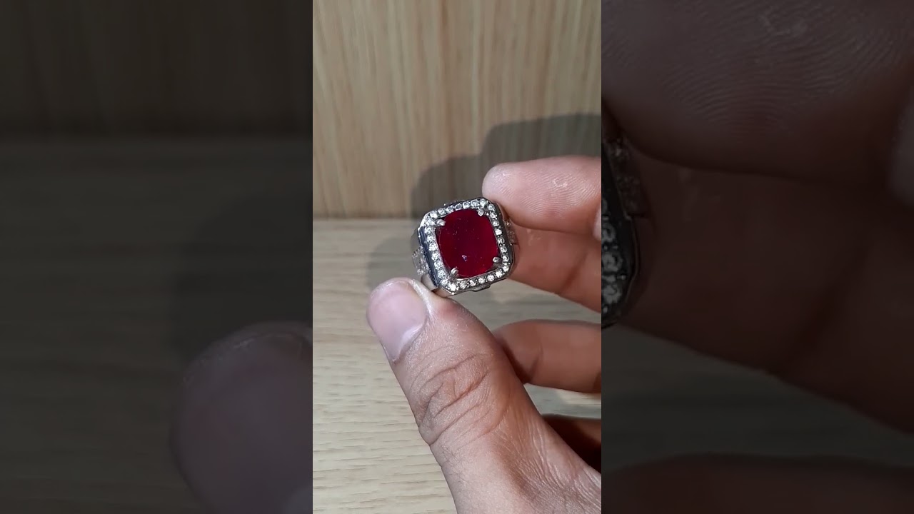 natural ruby mozambique ring perak wa 085256560218 #ruby #rubymozambique #rubybirma - YouTube