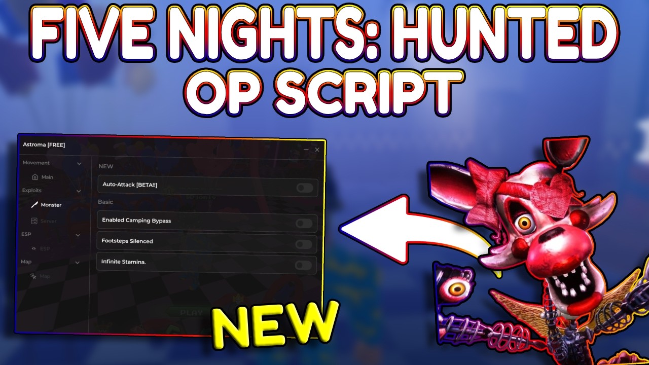 *NEW* Five Nights: Hunted OP Script (PASTEBIN) 2026 - YouTube