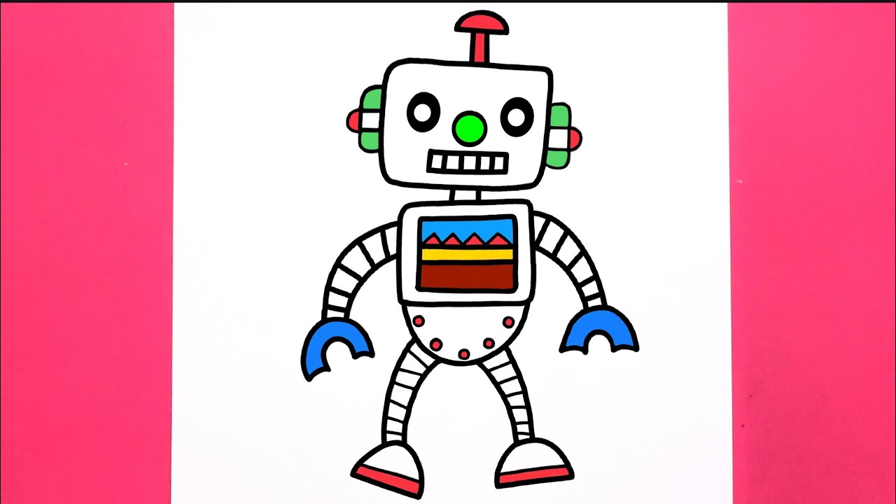 Master the art of sketching a robot in minutes - YouTube