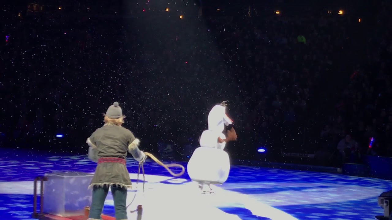Frozen. Olaf, Anna, Kristoff, and Sven. Summer Song. Disney On Ice ...