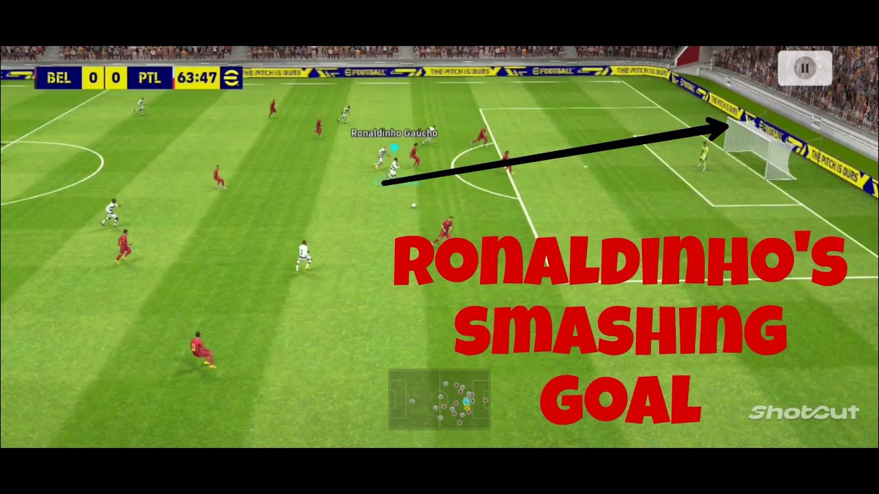 RONALDINHO'S SMASHING GOAL - ADVANCE CONTROLS #efootball2022 # ...