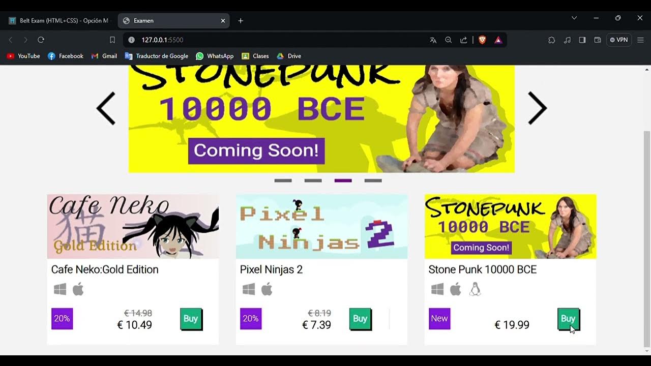 Recreando Pagina Web Con Html, Css y JavaScript - YouTube