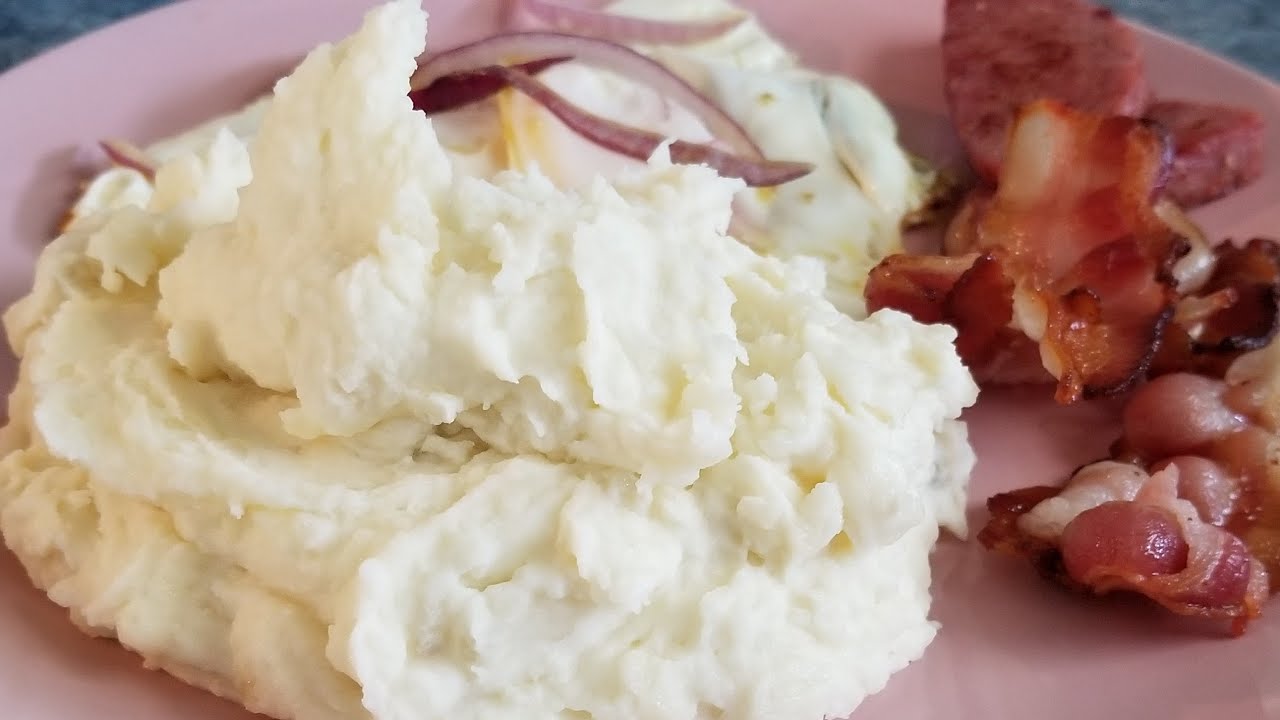 Papa Majada Super Cremosita con un toquesito de Ajo - YouTube