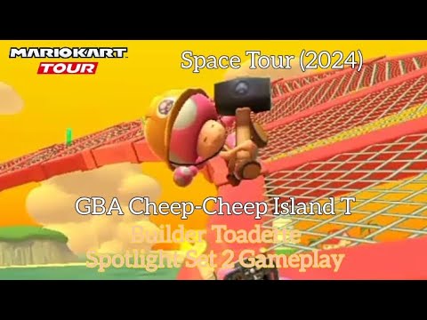 GBA Cheep-Cheep Island T: Builder Toadette Spotlight Set 2 Gameplay ...