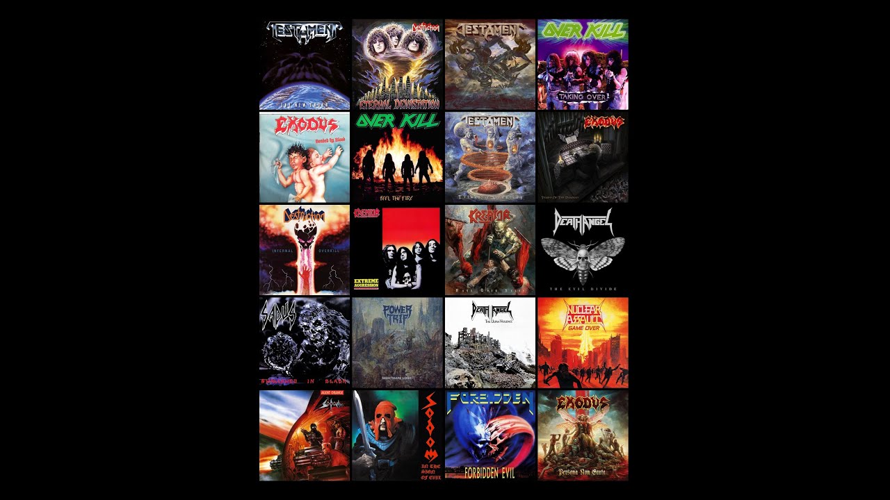 THRASH METAL THE BIG FOUR . WHAT ARE THE NEXT FOUR - YouTube