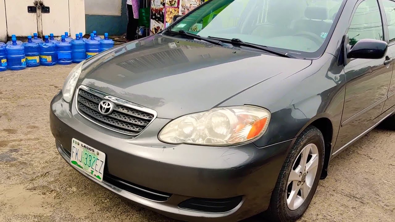 Reg 2007 corolla first body single user - YouTube