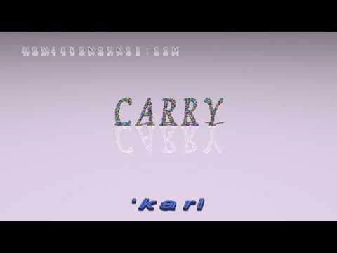 carry - pronunciation + Examples in sentences and phrases - YouTube