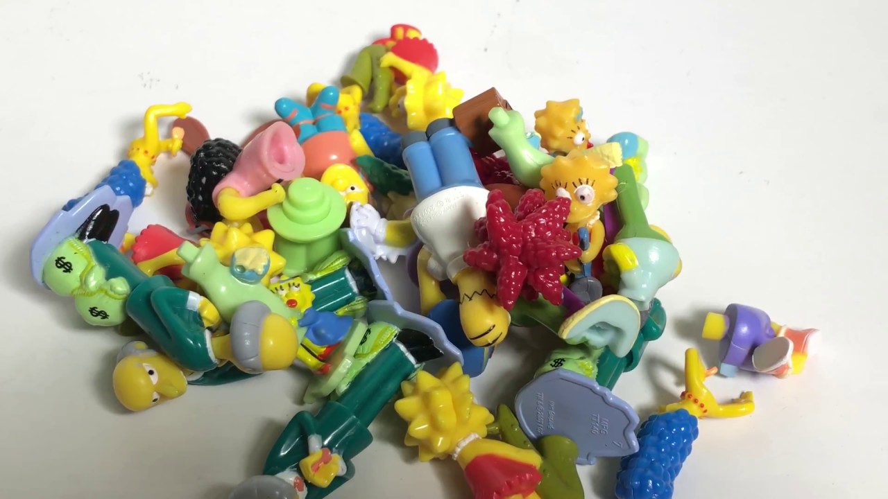 The Simpsons Kinder Surprise Egg's My Collection Toy - YouTube