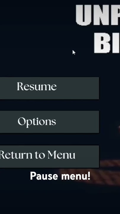 pause menu #gamedev #indiegame #apostasiagame - YouTube