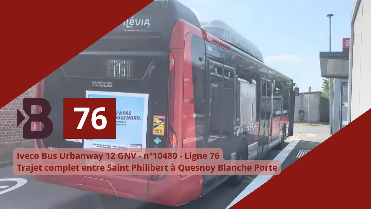 (BUS) Ligne 76 🟤 Trajet complet entre Saint Philibert à Quesnoy Blanche ...
