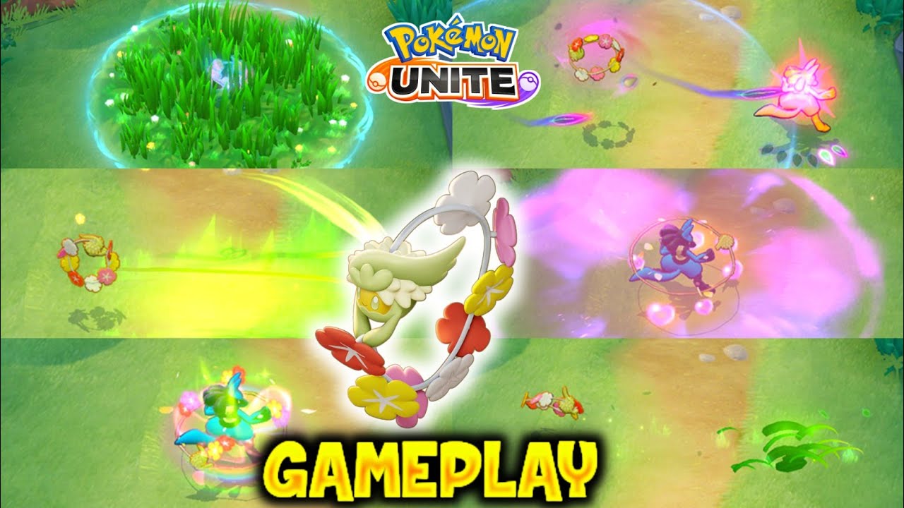 NEW POKEMON COMFEY GAMEPLAY LEAKED POKEMON UNITE - YouTube