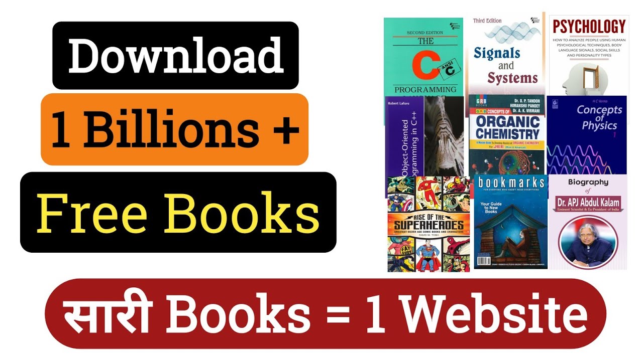 Download Books for free|Best Website to download eBooks for free ...
