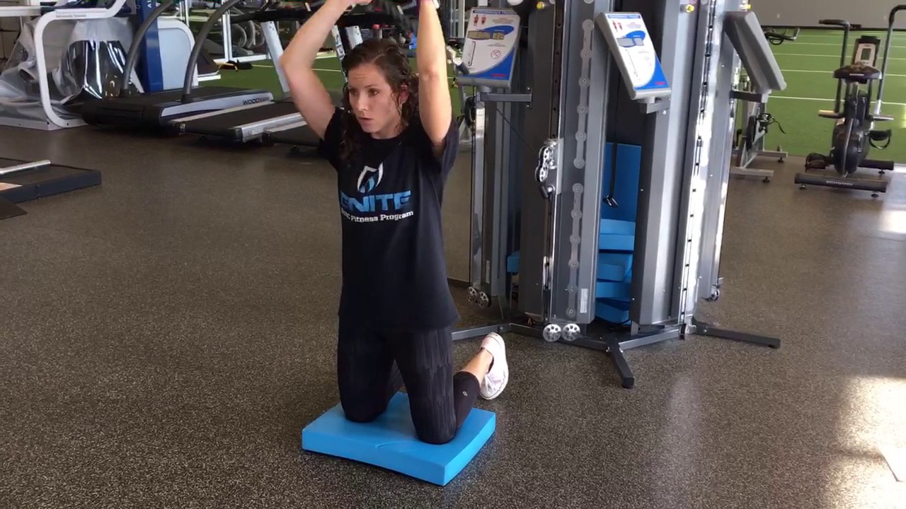 Keiser anti-extension press - YouTube