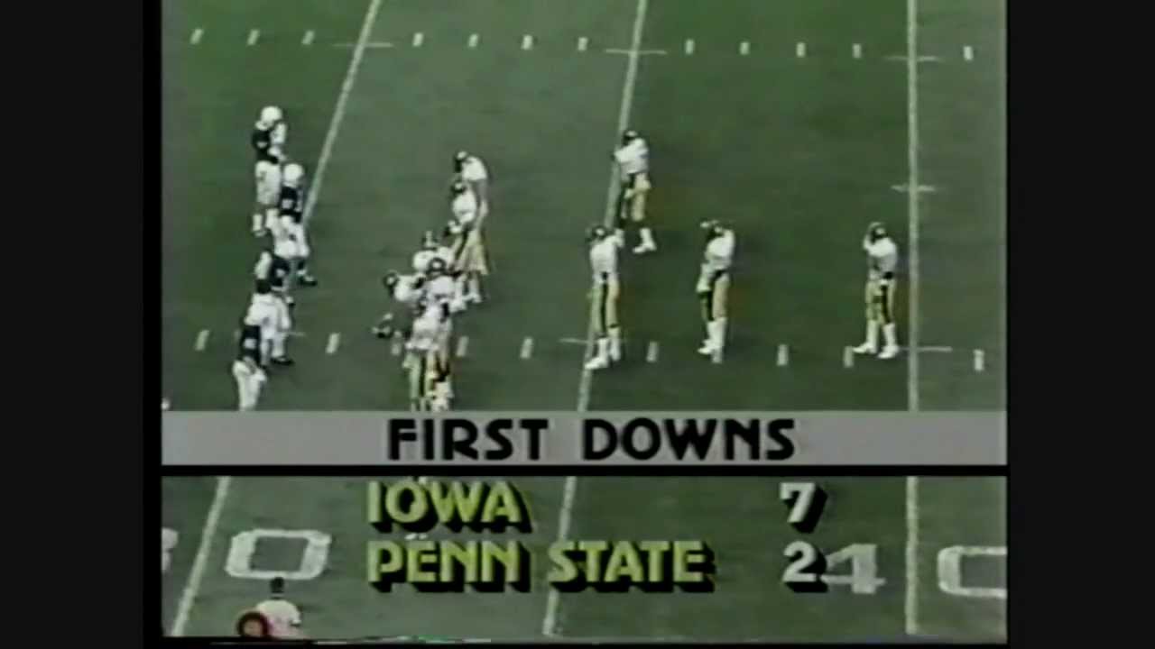 1983 13 Iowa At Penn State Highlights Youtube