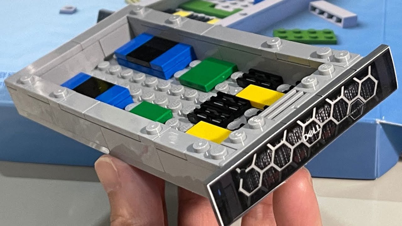 LEGO DELL POWERSTORE ラックマウントサーバーのレゴ - YouTube