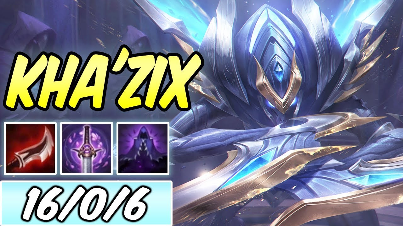 S+ FULL LETHALITY KHA'ZIX JUNGLE | Build & Runes | League of Legends ...