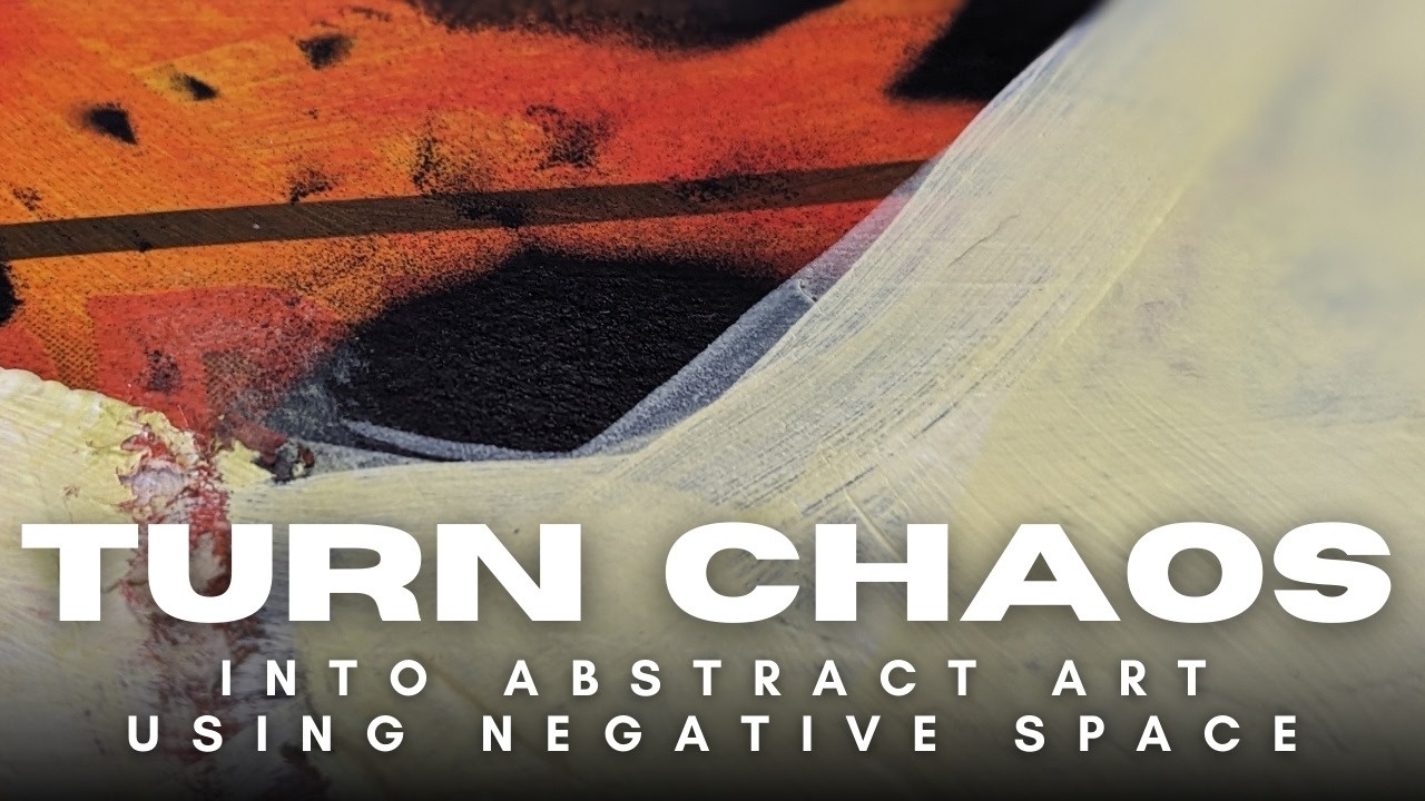 Turn Chaos into Engaging Abstract Art Using Negative Space (Acrylic ...