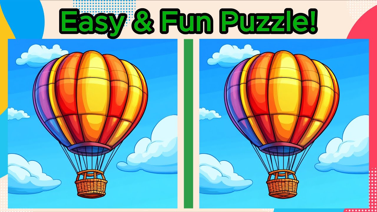 Spot The Difference: Easy 1 | Start Simple: Find All the Differences ...