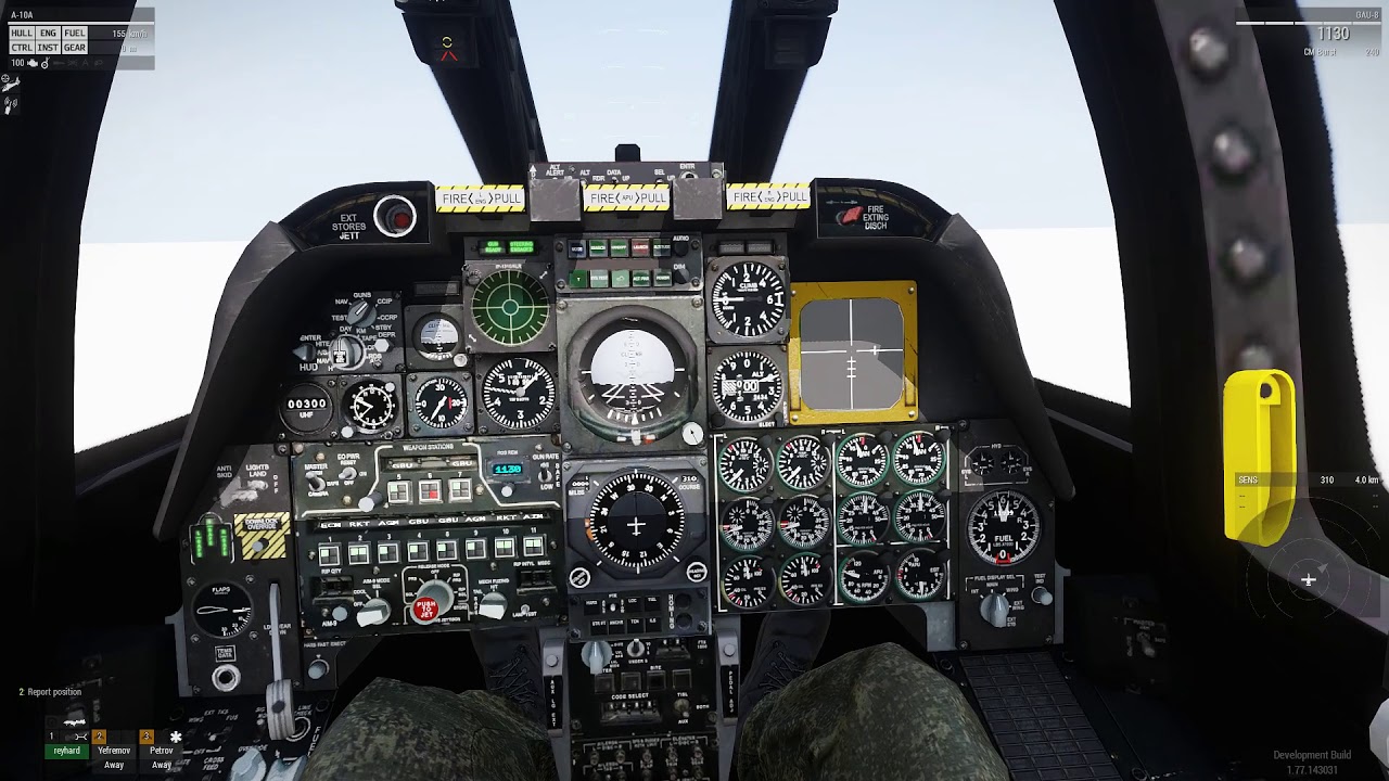 A10A TVM & improved cockpit test #1 - YouTube