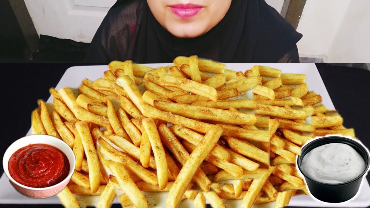 ASMR Eating Loaded Fries ||Crispy Fries ||French Fries ||Crispy Chips ...