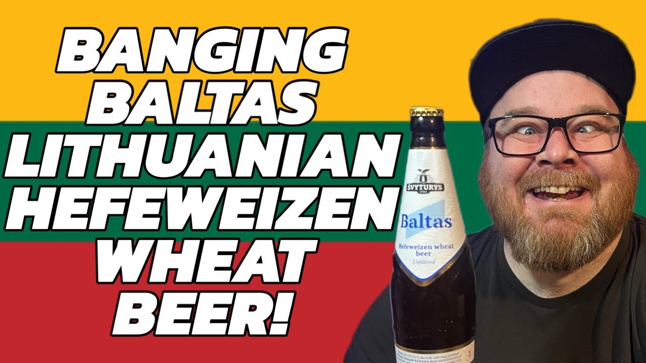 Svyturys: Baltas Hefeweizen Wheat Beer |5%| beer Review! - YouTube