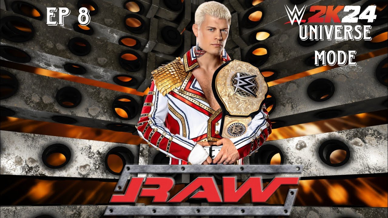 WWE 2K24 Universe Mode RAW episode 8 - YouTube
