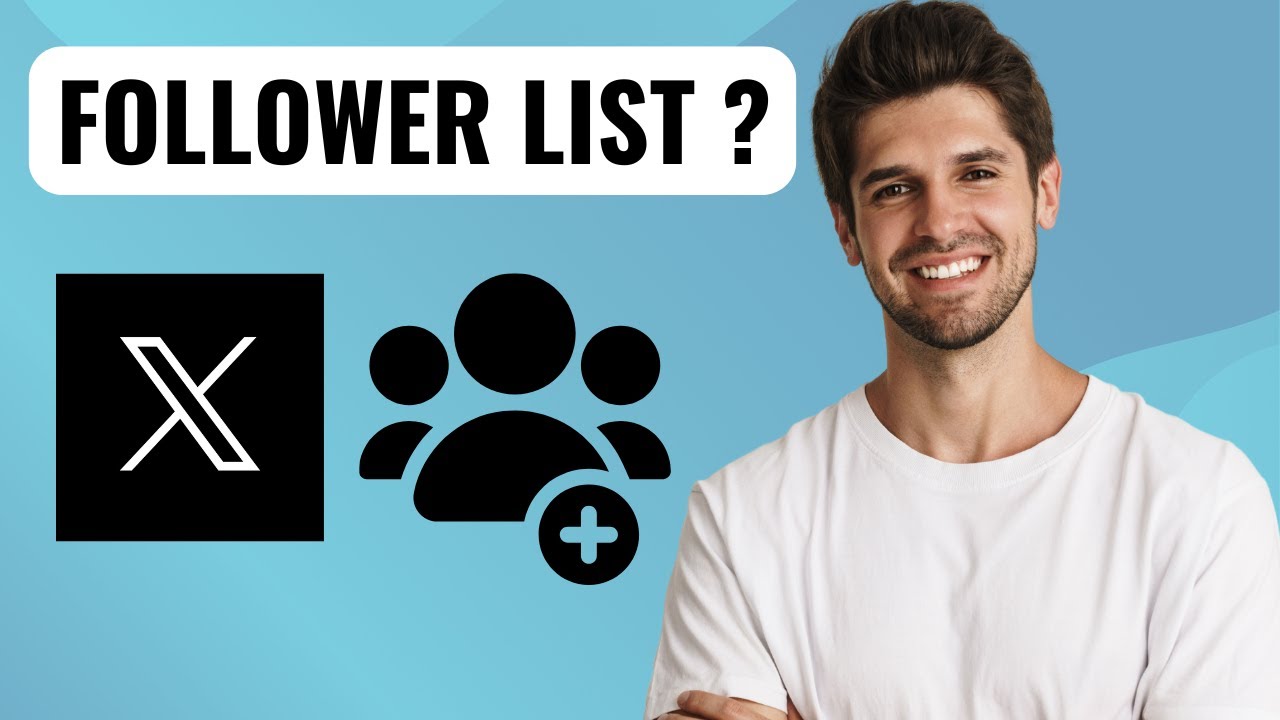 How To View Your Follower List on Twitter (X) 2025 - YouTube