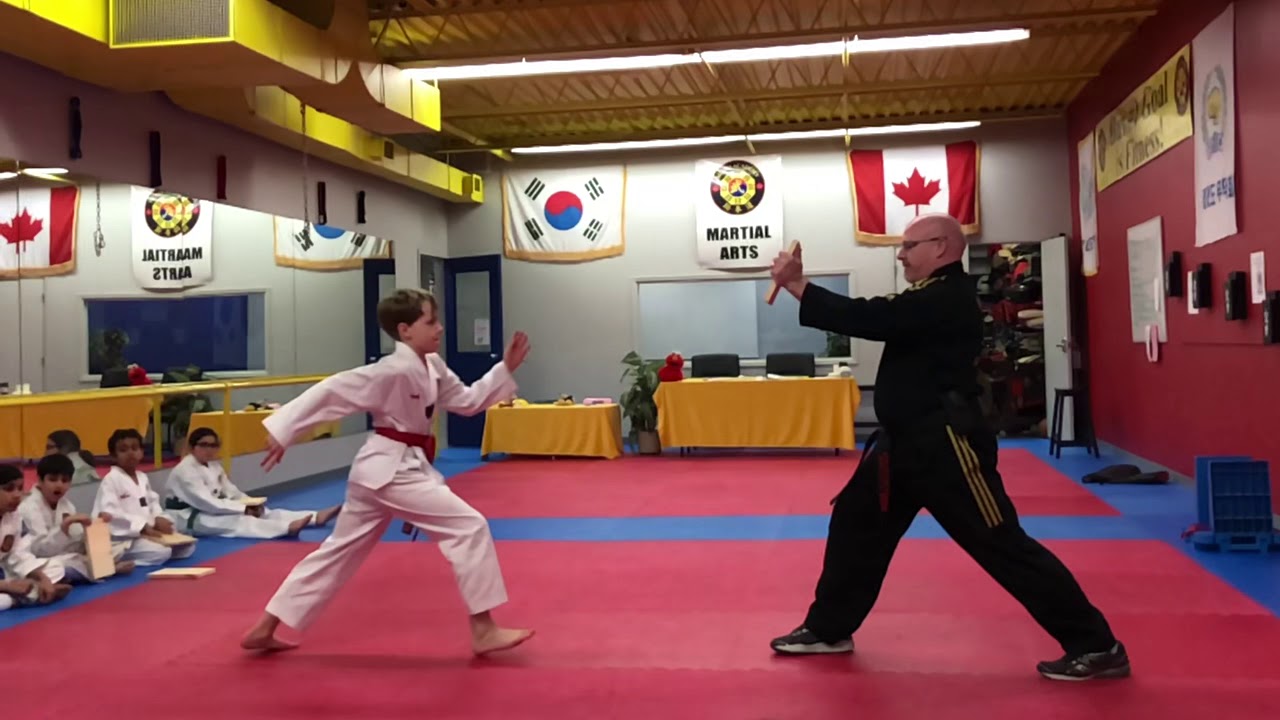 TKD black stripe testing - YouTube
