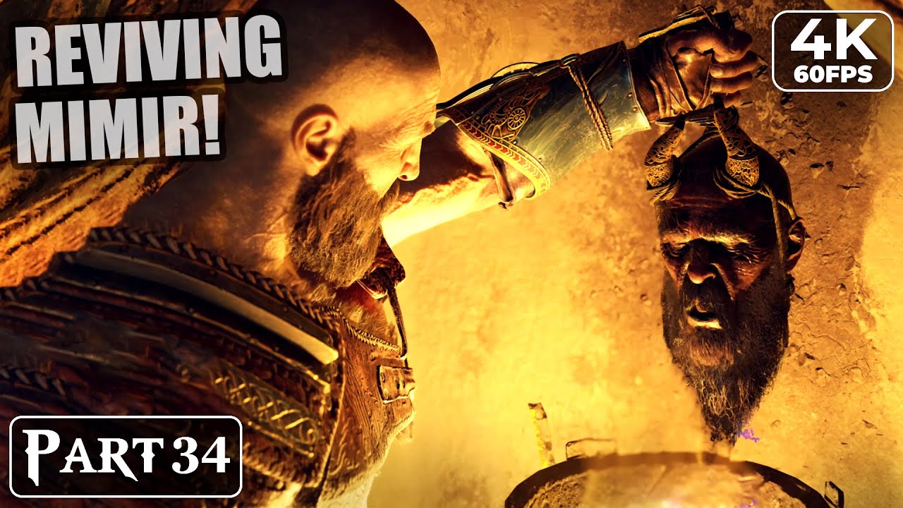 Reviving Mimir - God Of War 4 (2018) Gameplay #34 - YouTube