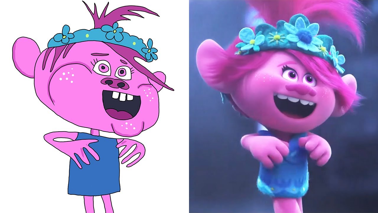 Trolls World Tour "Just Sing" Song Drawing Meme - YouTube