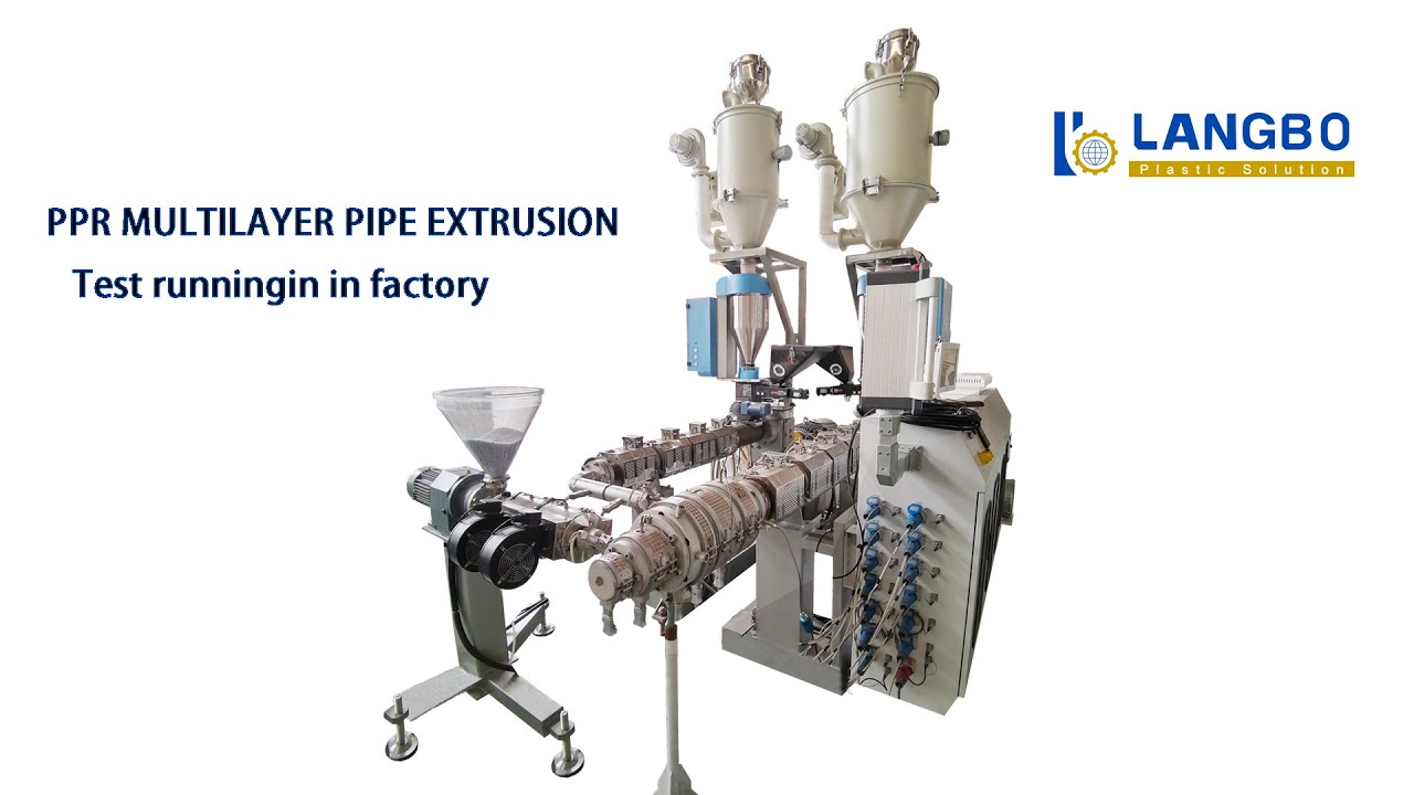 PP-R Multi-Layer Pipe Extrusion Line - YouTube