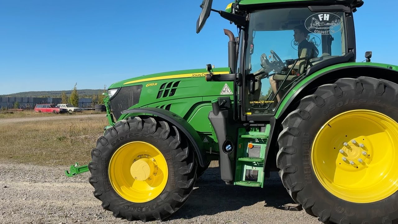 Köp Traktor John Deere 6155R Command PRO på Klaravik - YouTube