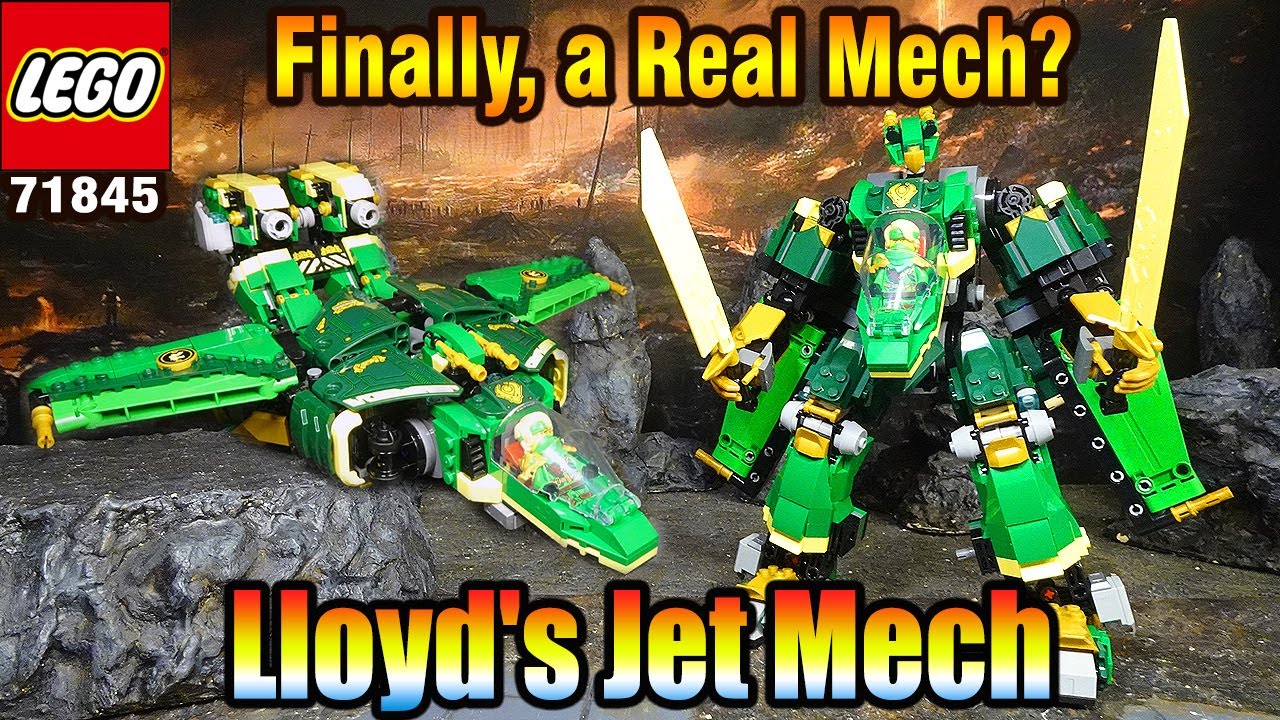 FINALLY A REAL MECH? LEGO Ninjago Lloyd's Jet Mech 71845 review ...