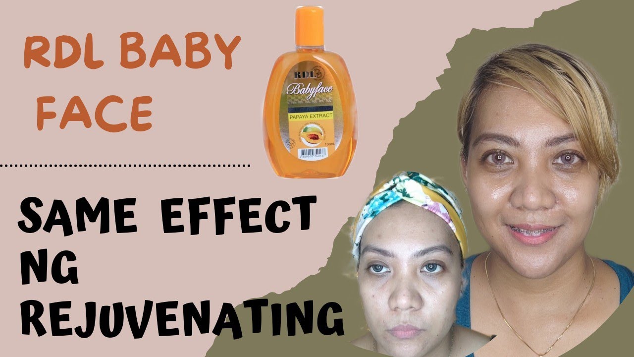 RDL BABY FACE CLEANSER SAME EFFECT NG REJUVENATING - YouTube