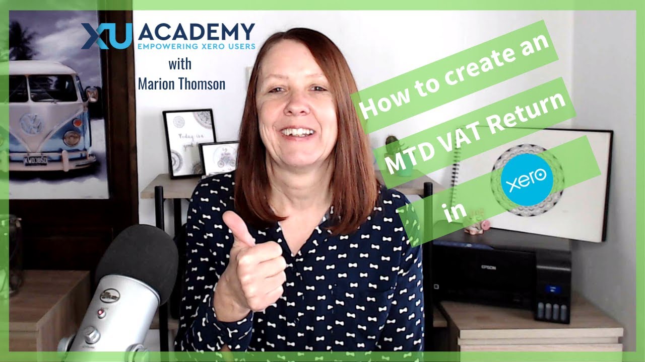How to create an MTD VAT Return in Xero - YouTube