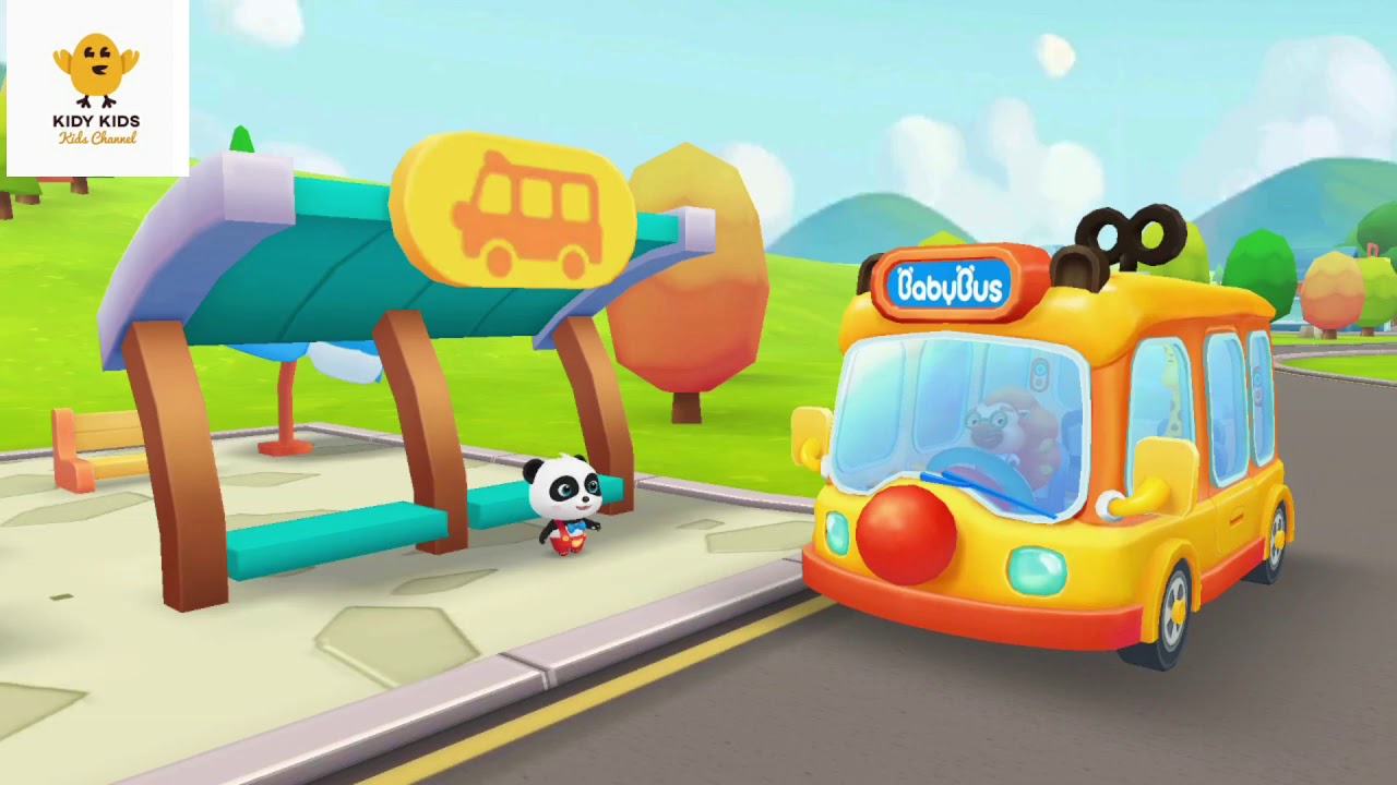 Baby Bus town tour by Kidy Kids - YouTube