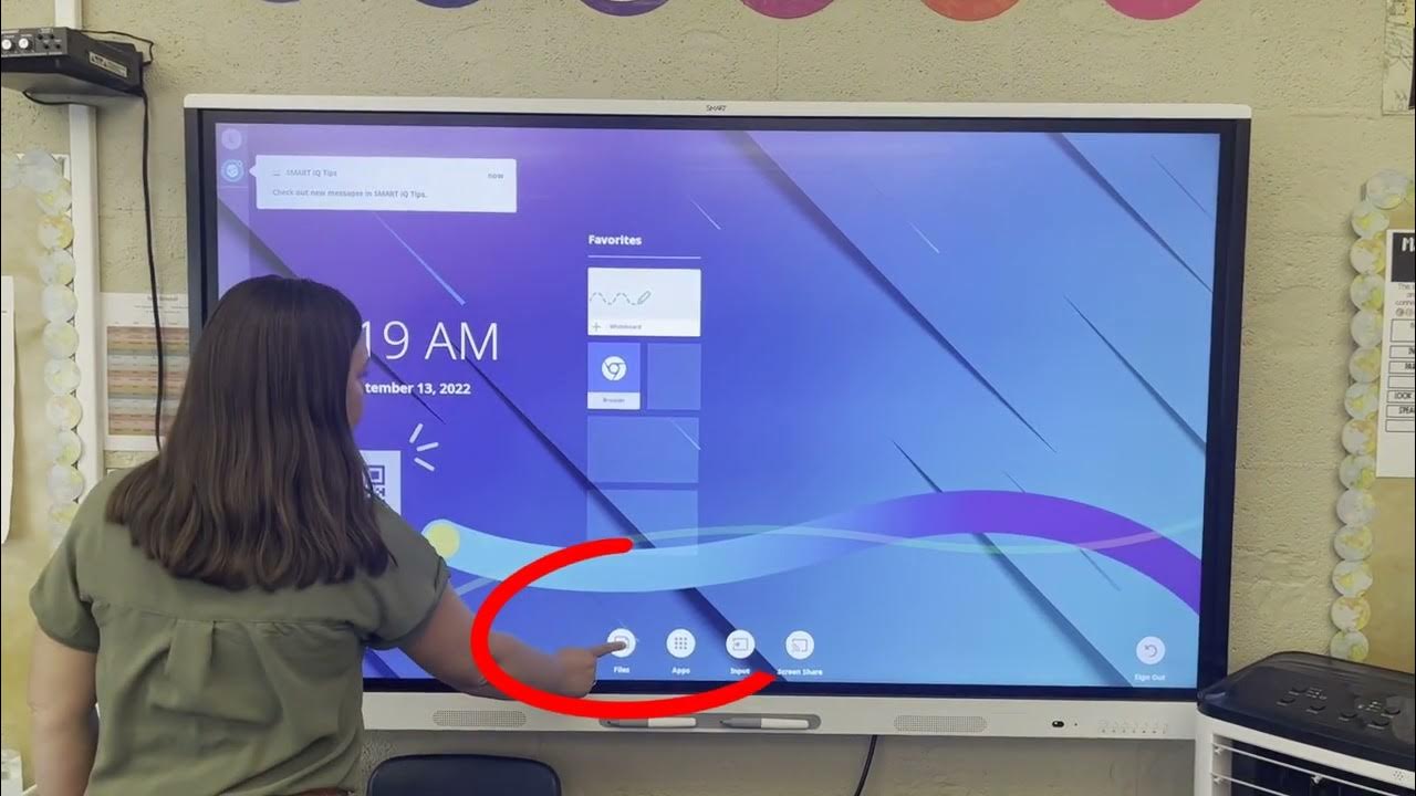 How to login to the SMART Board - YouTube