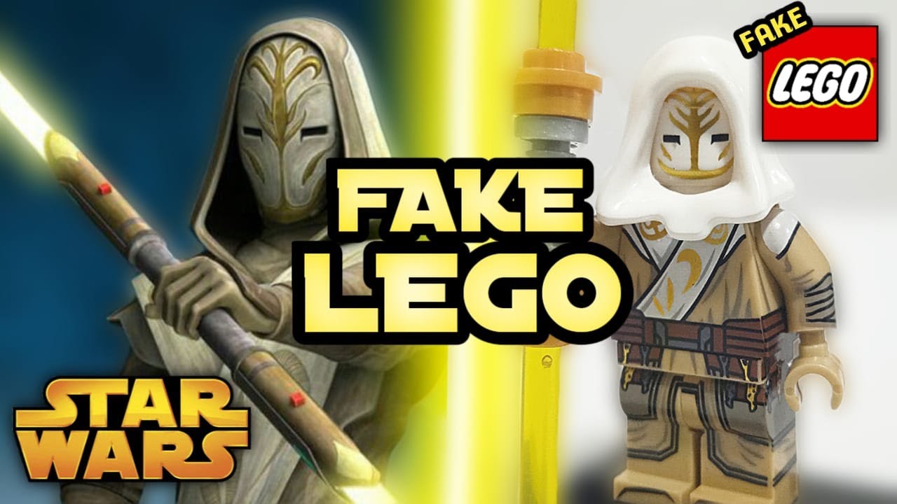 LEGO Jedi Temple Guard Star Wars (Clone Wars) Fake Minifigure | G0060 ...