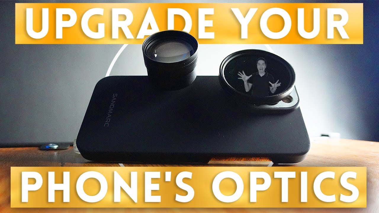 Sandmarc pocket lenses level up your cellphone's camera 📷 - YouTube
