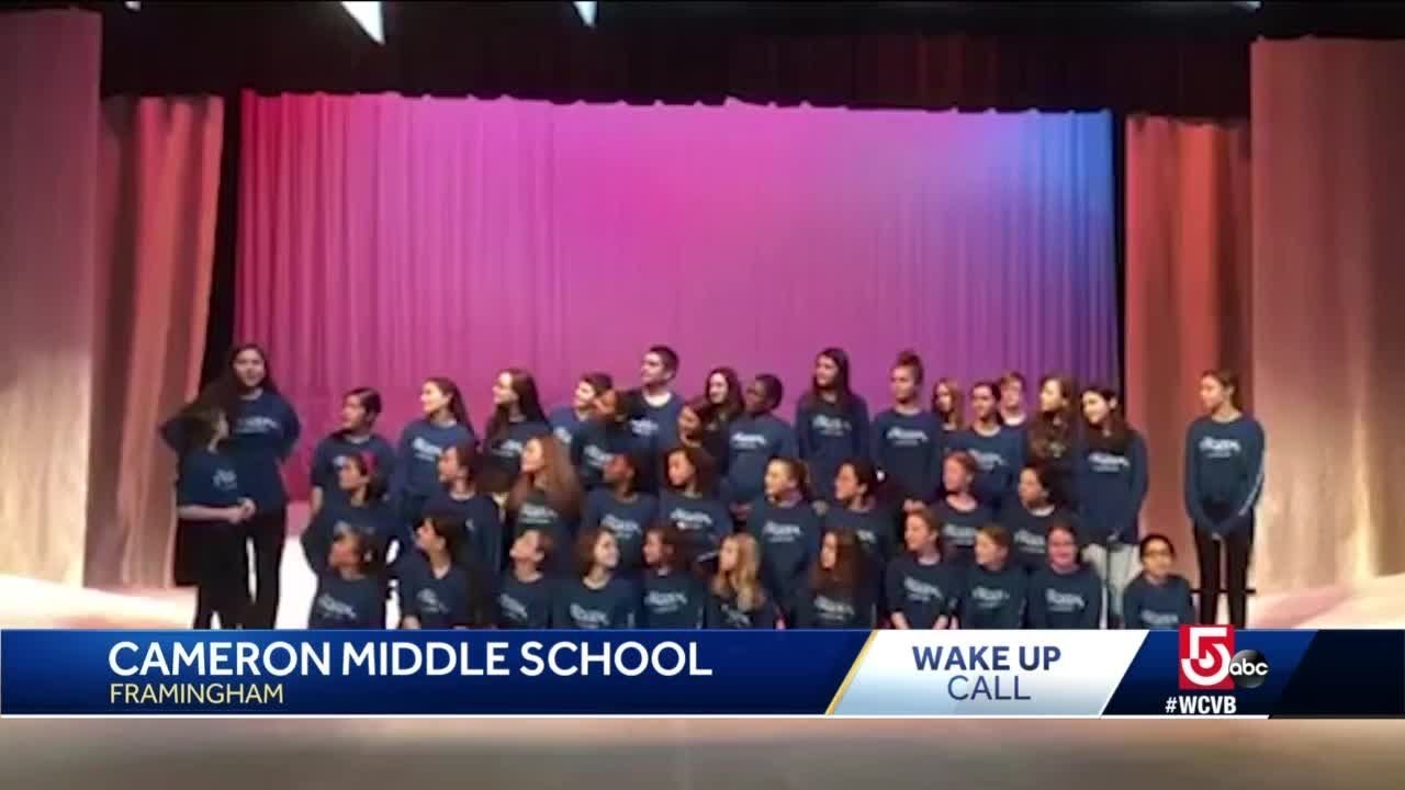 Wake Up Call from Cameron Middle School - YouTube