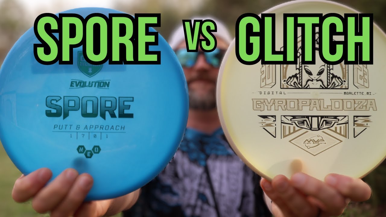 DISC REVIEW: Discmania SPORE vs MVP GLITCH - YouTube