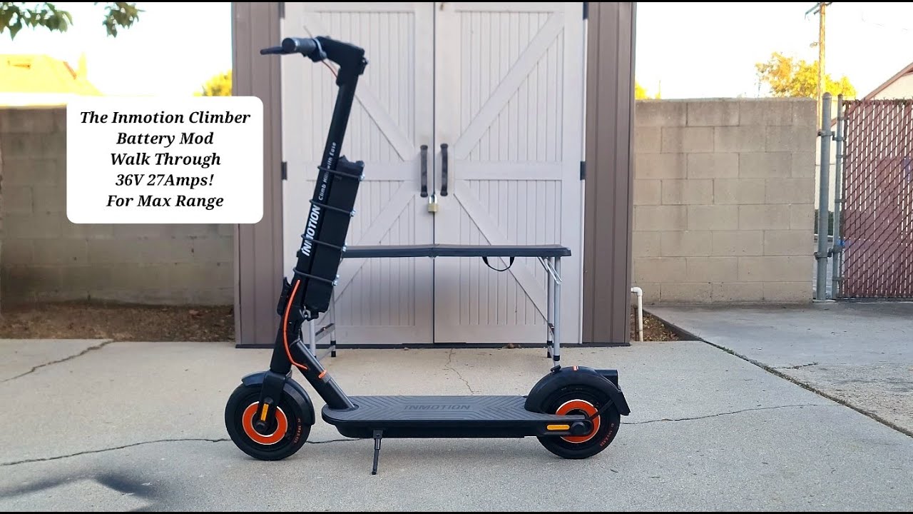 Inmotion Climber Battery Upgrade For More Range - YouTube