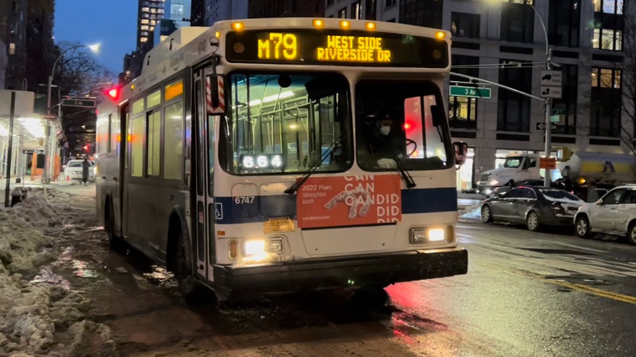 MTA Exclusive: 2006 Orion VII Hybrid #6747 On The M79 SBS Crosstown Bus ...